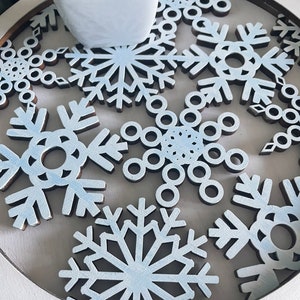 Snowflake Trivet Svg, Christmas Tray Svg, Snowflake Tray Svg, Christmas ...