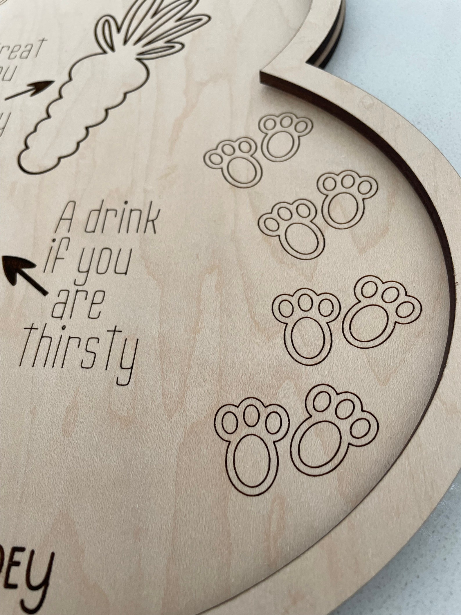 DIGITAL DOWNLOAD SVG, Easter Bunny Tray Svg, Easter Bunny Tray Laser ...