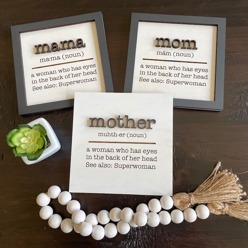 Mom Signs - Etsy