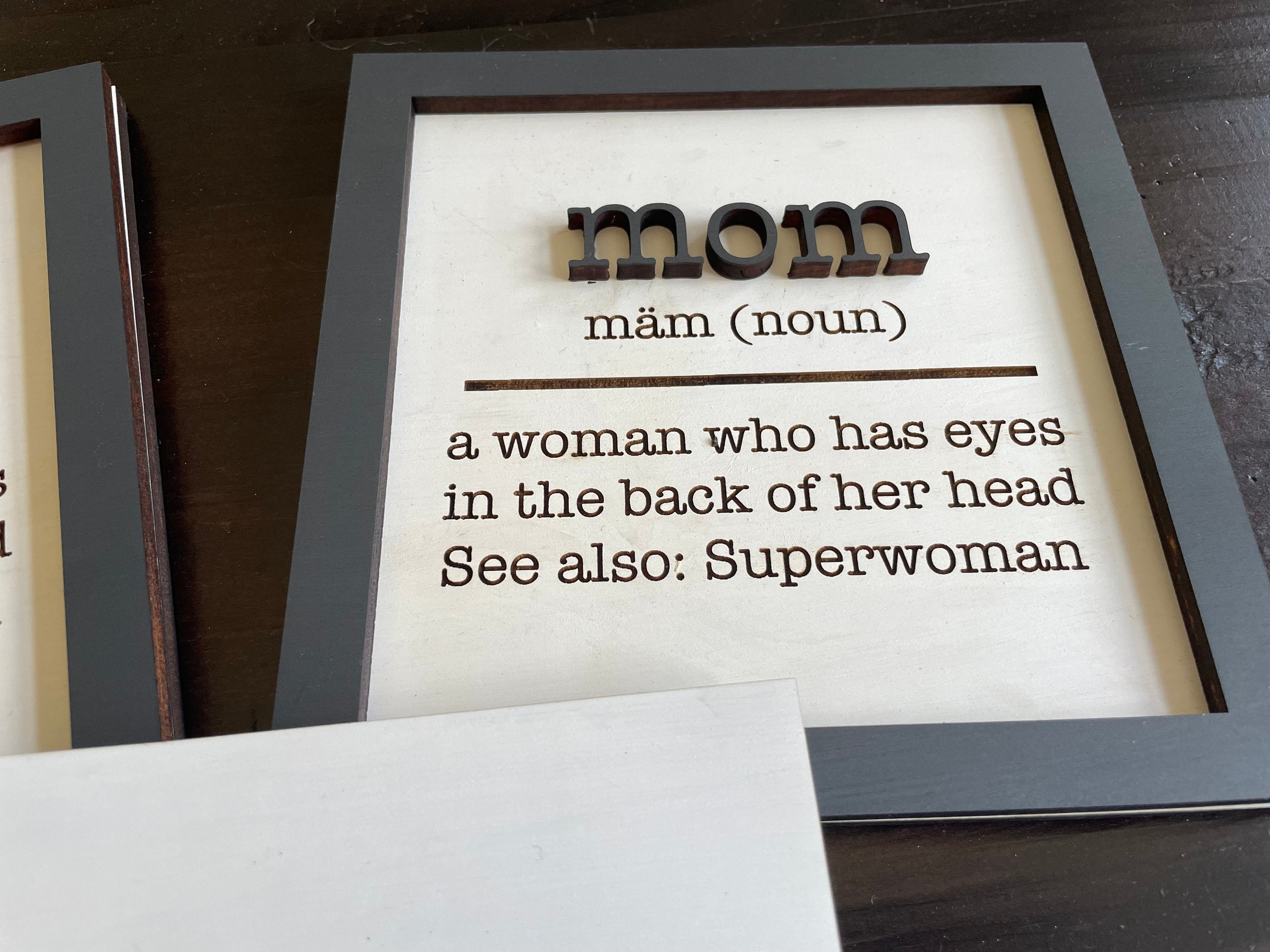 Mom Definition SVG: Laser Cut Files, Glowforge Ready (digital Download ...