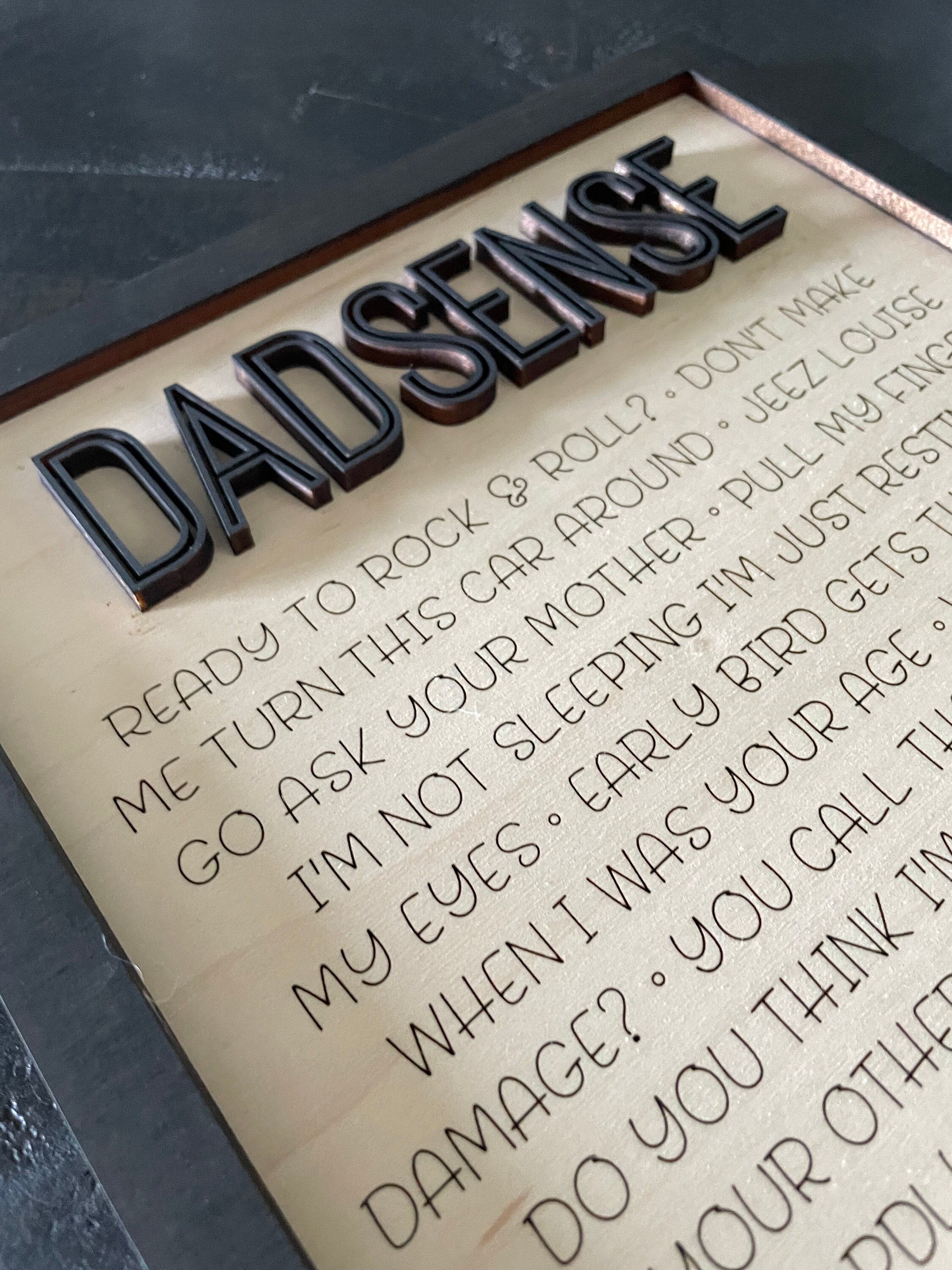 DIGITAL DOWNLOAD Dad Sign Svg Fathers Day Sign Svg Dadsense - Etsy