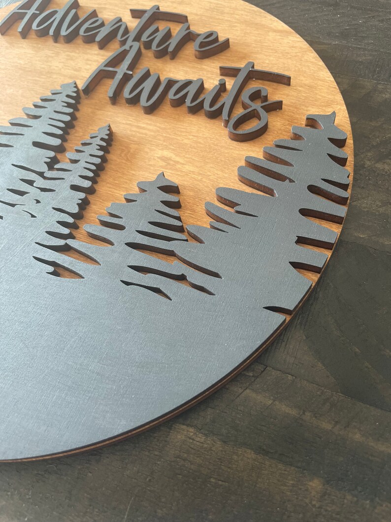 DIGITAL DOWNLOAD Adventure Awaits Sign Camping Sign Svg - Etsy