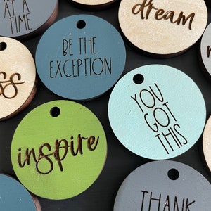 DIGITAL DOWNLOAD - SVG, Motivational Keychain Svg, Hanging Tag Svg ...