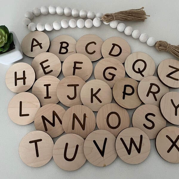 Alphabet Tiles - Etsy