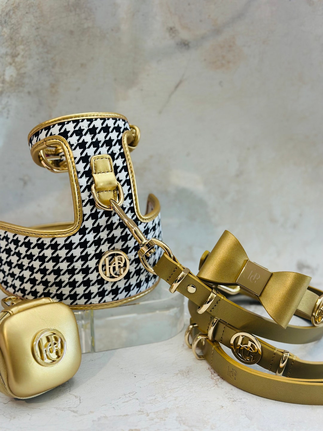 Houndstooth Accessories Dog/cat Outdoors HARNESS, Pet Products Pu ...