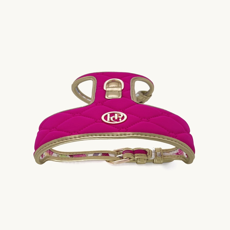 Arnés para perros color rosa lápiz labial escarlata - Etsy México