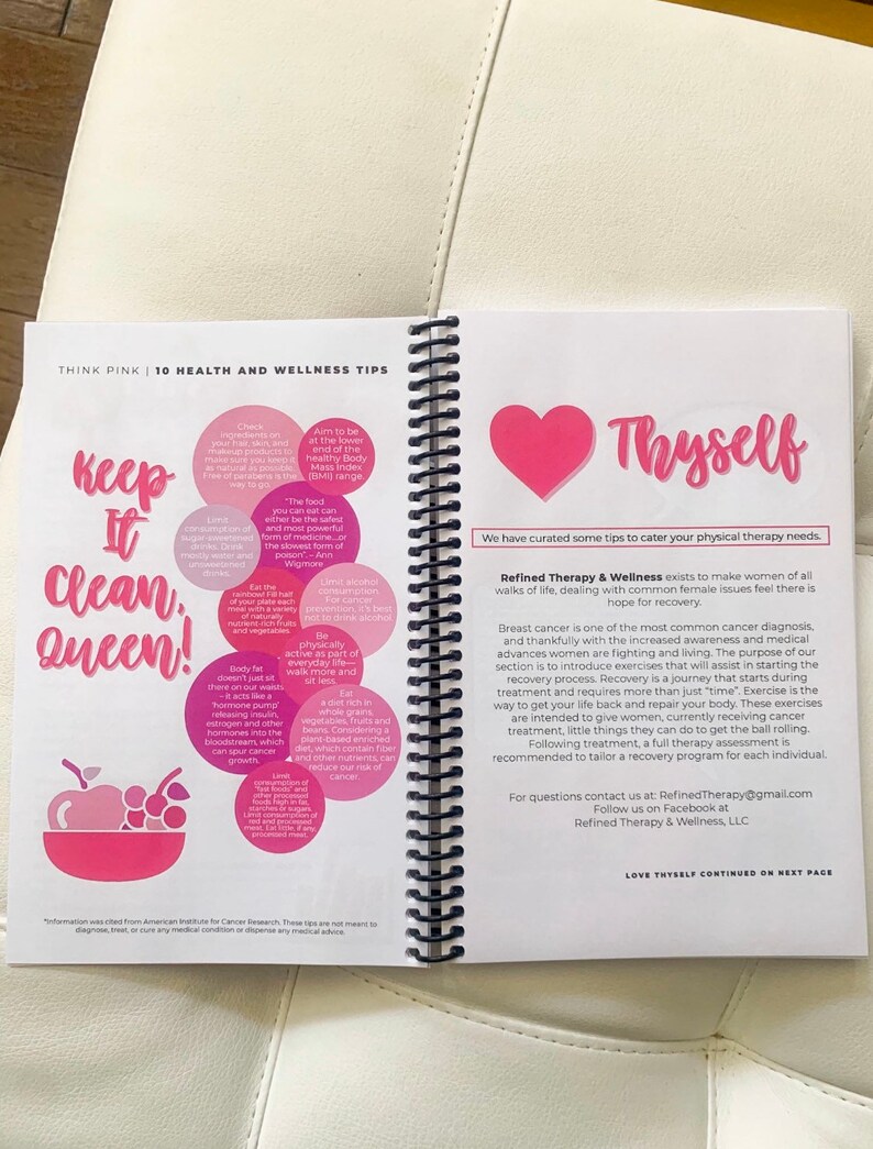 Purposely Planned Journal, Breast Cancer Awareness, Women's Journal ...