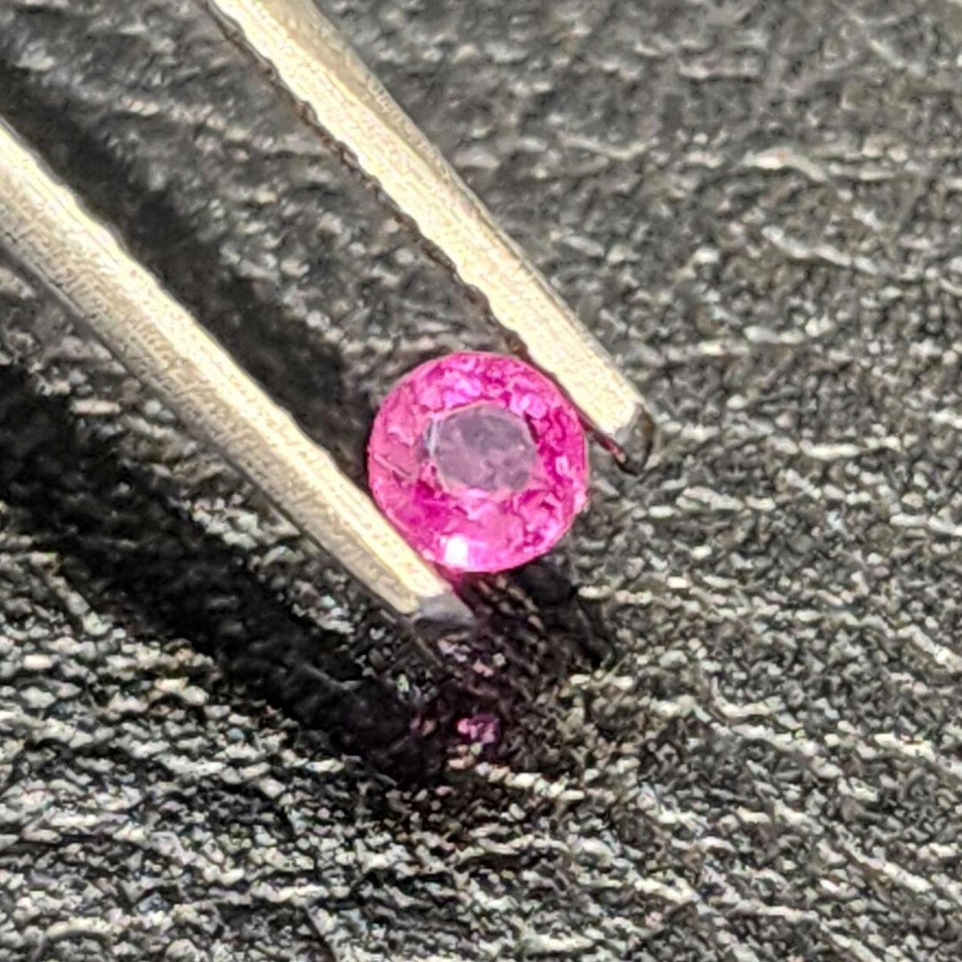 Ruby 3mm Round 100% Natural Hot Pink Burma Rare Pigeon Blood Ruby ...