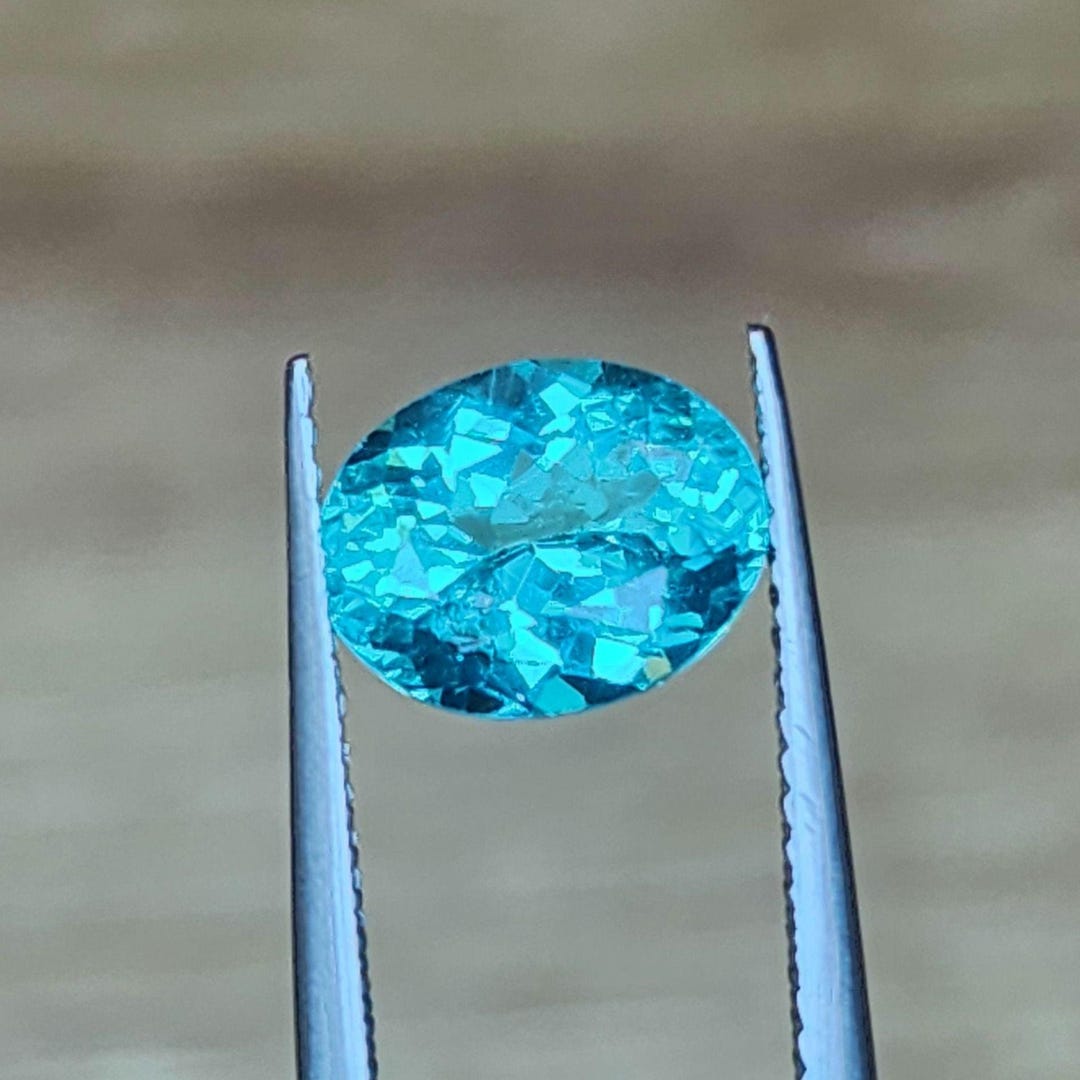 Mesmerizing Natural Apatite Paraiba Color Neon Blue Apatite 2.19cts ...