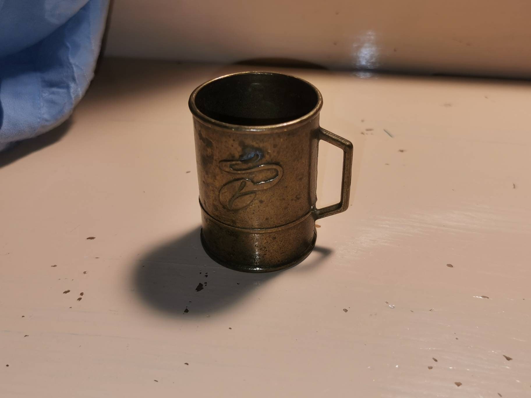 Vintage Solid Brass Tchibo Espresso Cup Little Mug Tiny - Etsy