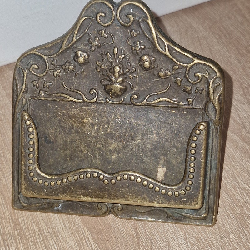 Brass Letter Holder - Etsy