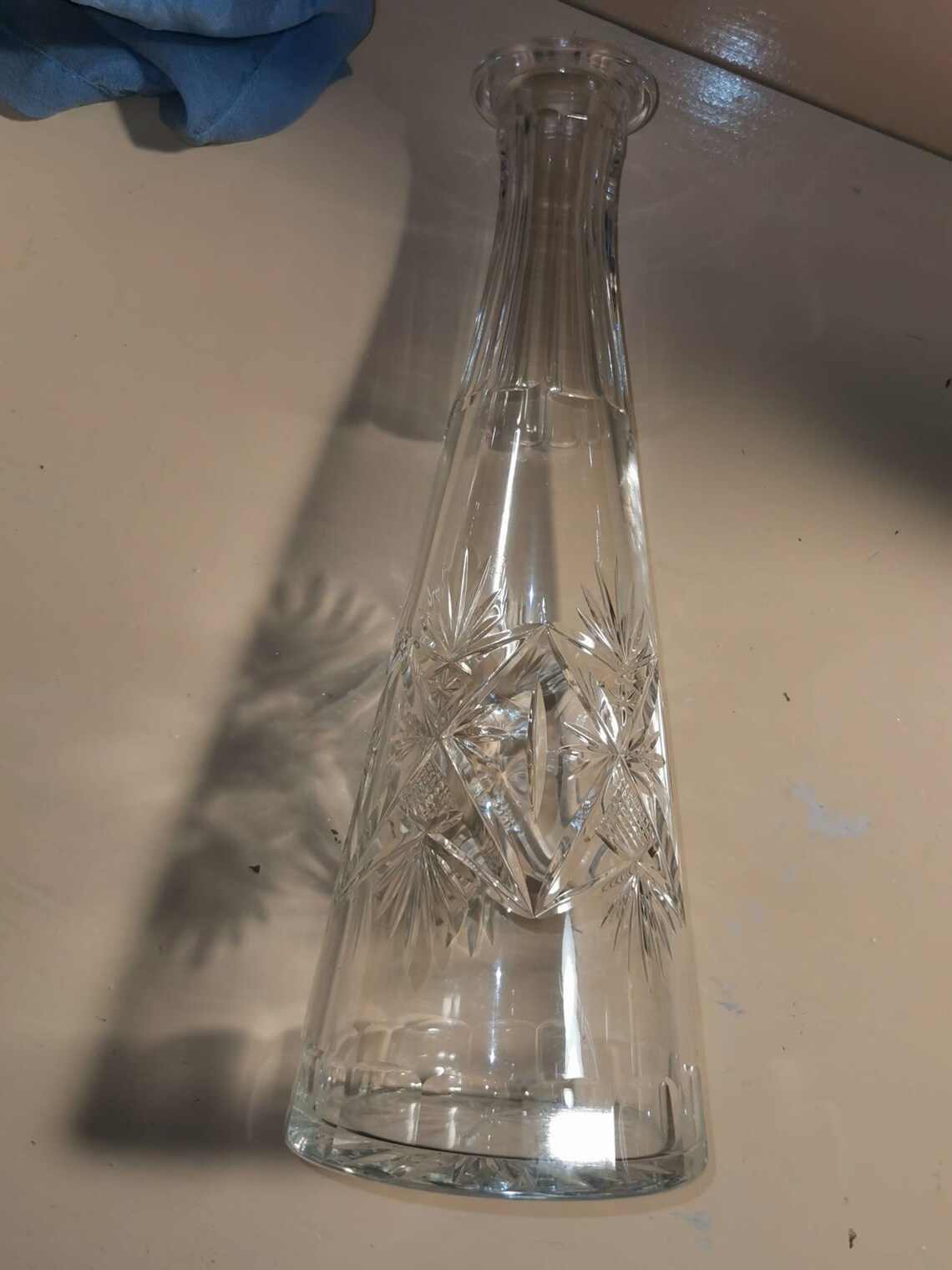 Vintage Cut Glass Cut Crystal Decanter Elegant Decanter - Etsy