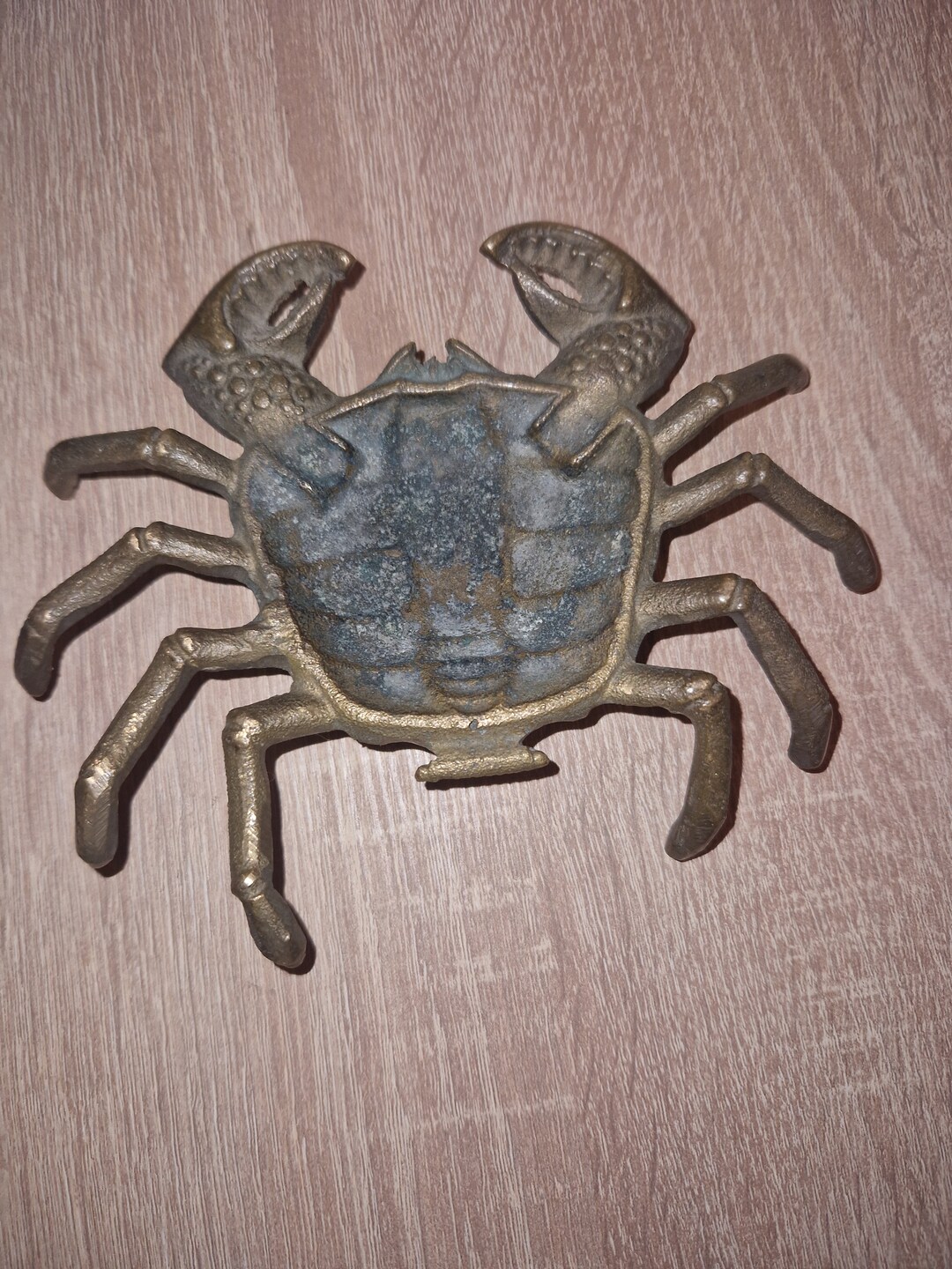 Vintage, Brass, Crab, Ashtray, Broken, Distressed, Shabby Chic, Crab ...