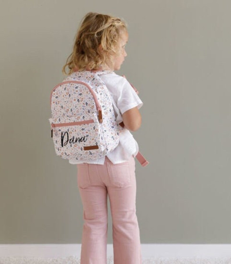 Little Dutch Backpack for Kids Spring Flowers Personalized | Etsy