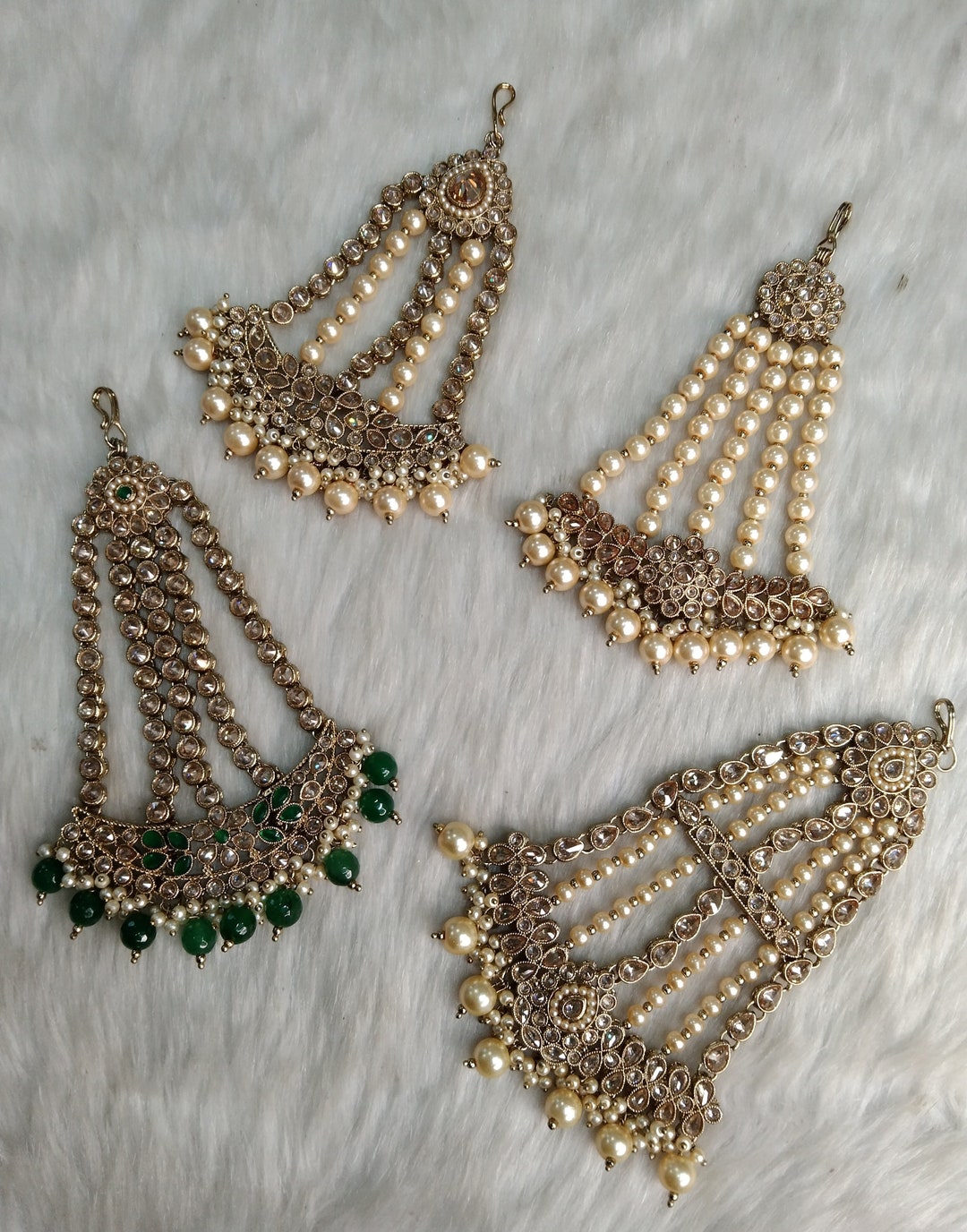 Passa Jhumar Jhoomer Headpiece Bridal Passa/hijab Headpiece/antique ...