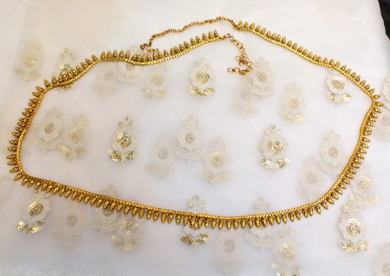 Waist Chain Gold Belt Sari Saree Belly Chain Jewelry Indian | Etsy