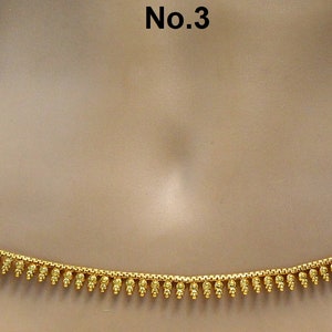 Waist Chain Gold Polki Belly Waist Sari Saree Chain Jewelry | Etsy