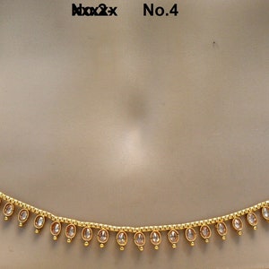 Waist Chain Gold Belt Sari Saree Belly Chain Jewelry Indian - Etsy