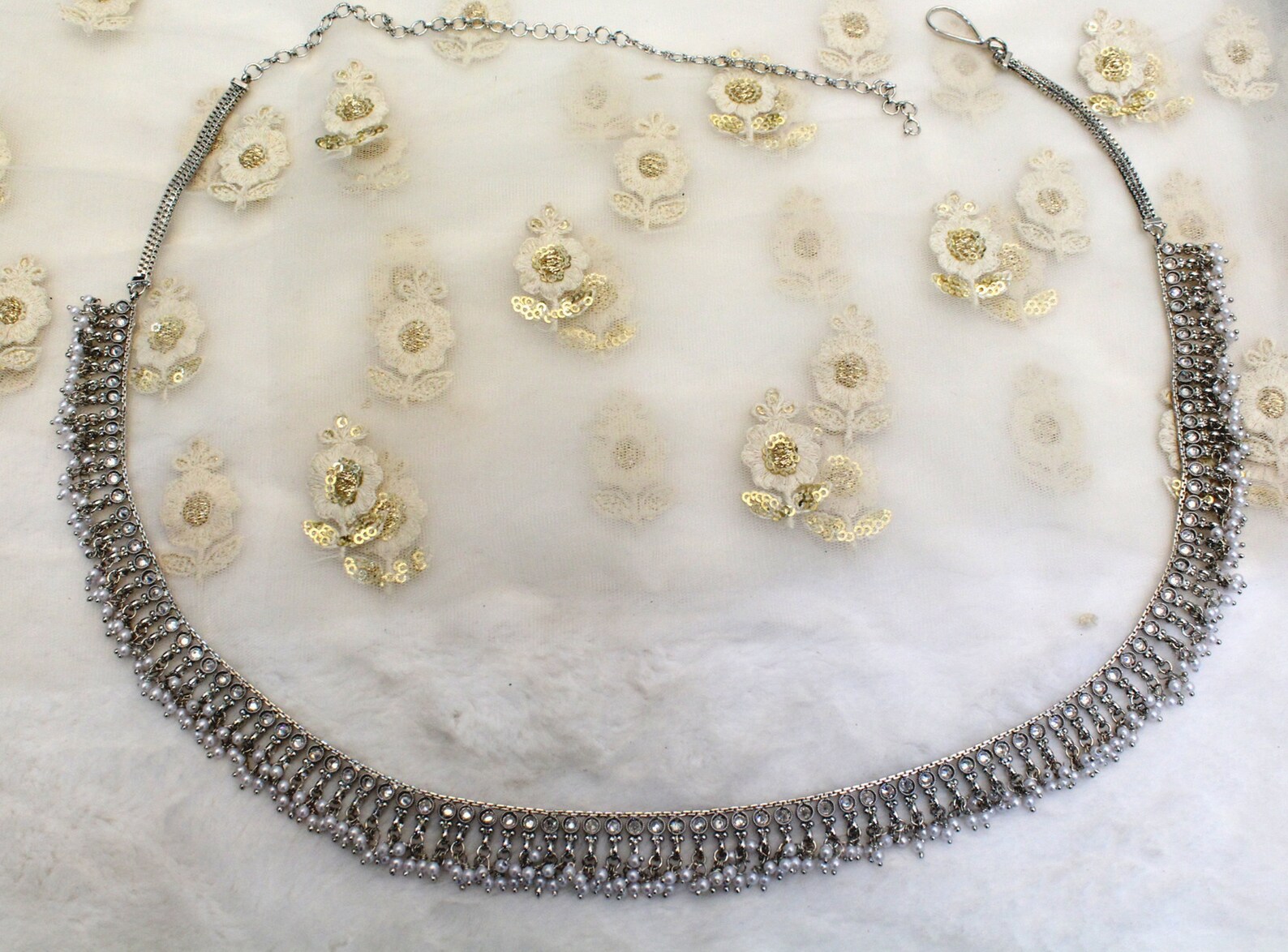 Crystal Belly Chain: Indian Sari Waist Jewelry - Etsy