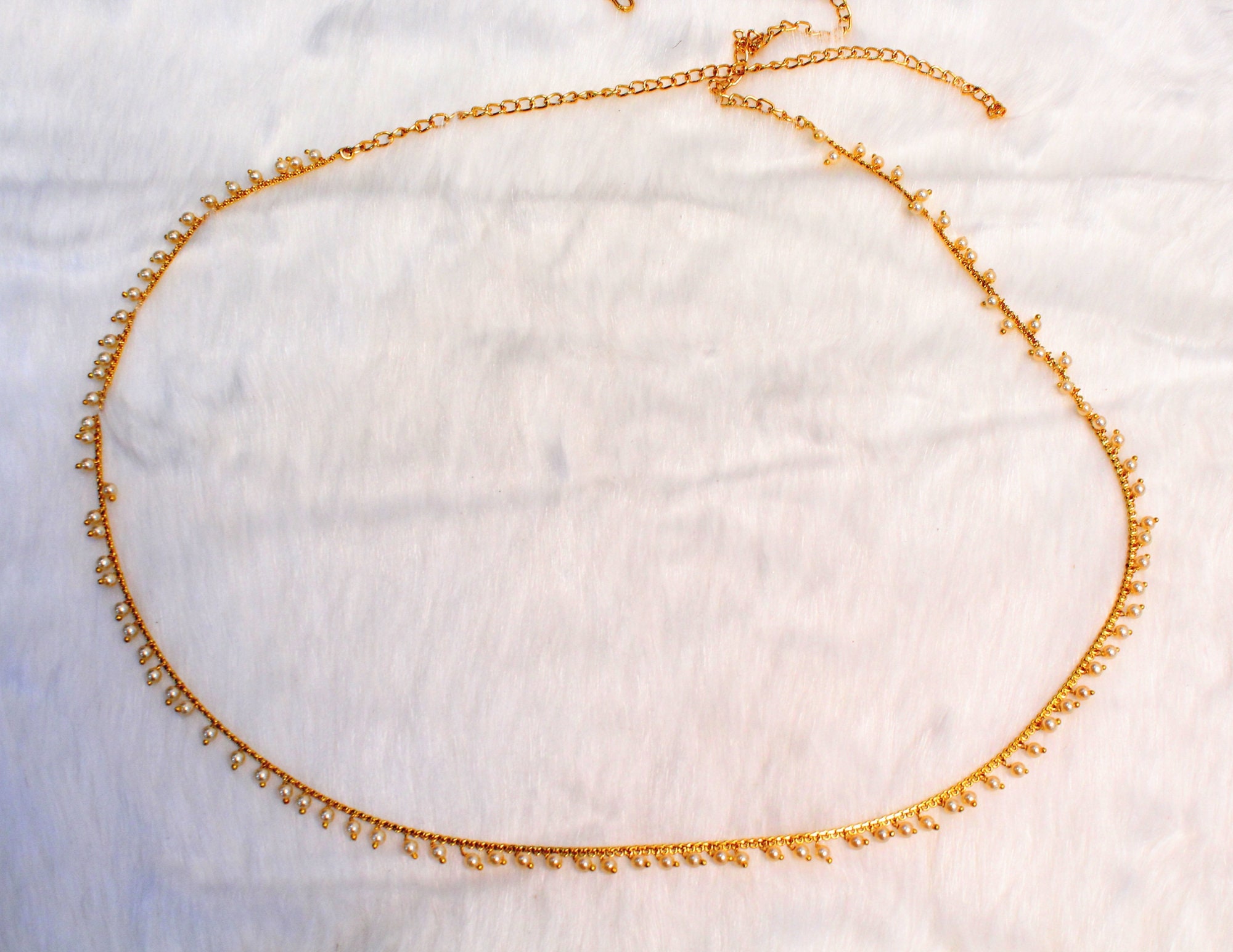Gold Plated Belly Chain, Indian Kamarbandh Waist Belt (25-40 Inches) - Etsy