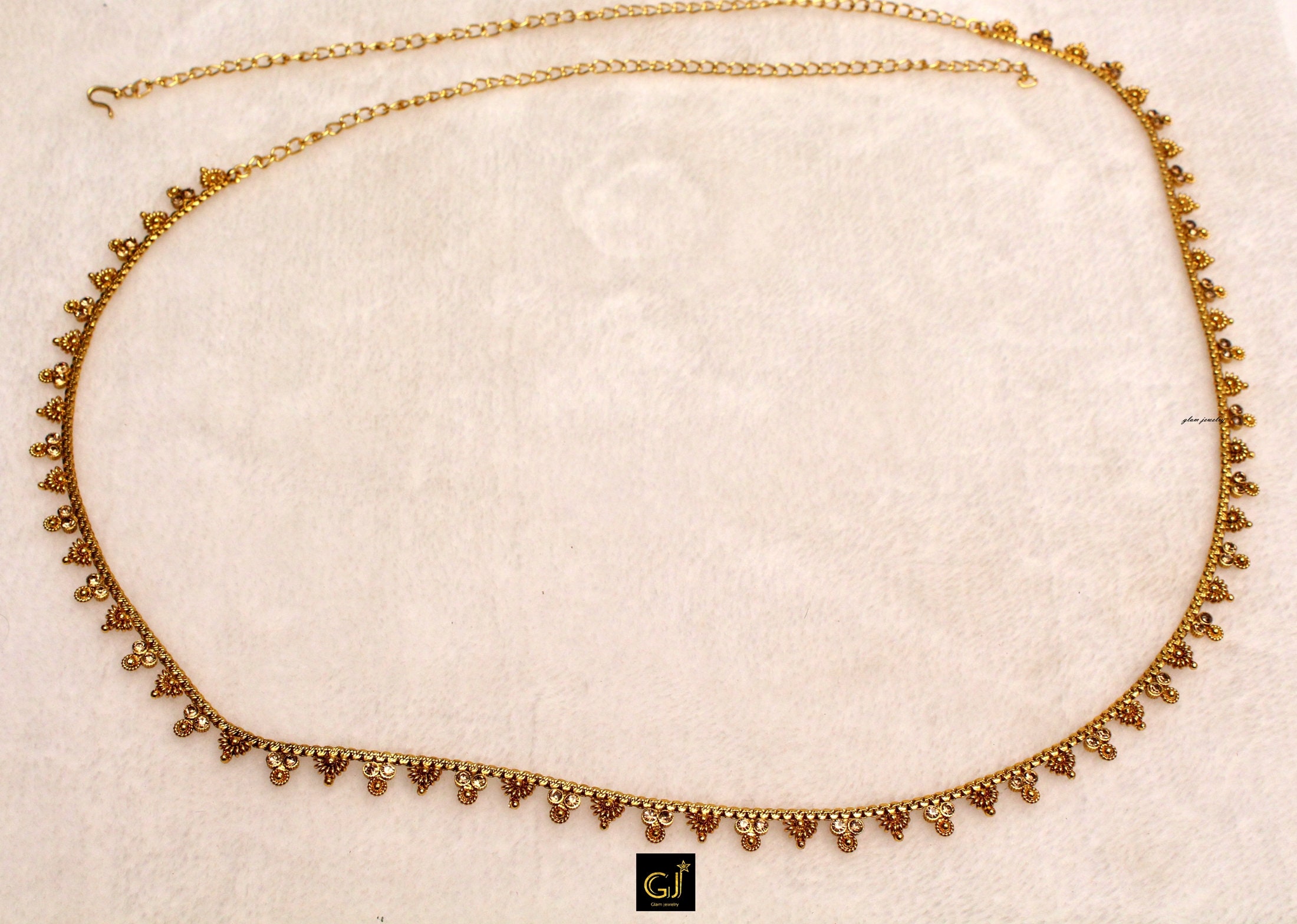 Belly Chain/ Waist Chain/ Kamarbandh Kamarband Belt/ Sari | Etsy