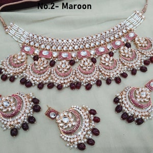 Rose Gold Indian Jewelry Jewellery , Rose Gold White, Green, Maroon ...