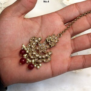 Tikka Tika Jewelry Jewellery/gold Indian Round Hair Pin Headpiece ...