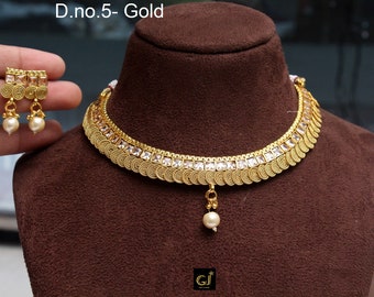 Bridal Ruby Indian Necklace Set/gold Antique Green Indian | Etsy