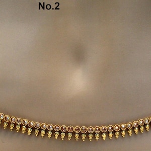 Waist Chain Gold Belt Sari Saree Belly Chain Jewelry Indian | Etsy