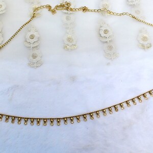 Waist Chain Gold Belt Sari Saree Belly Chain Jewelry Indian Kamarbandh ...