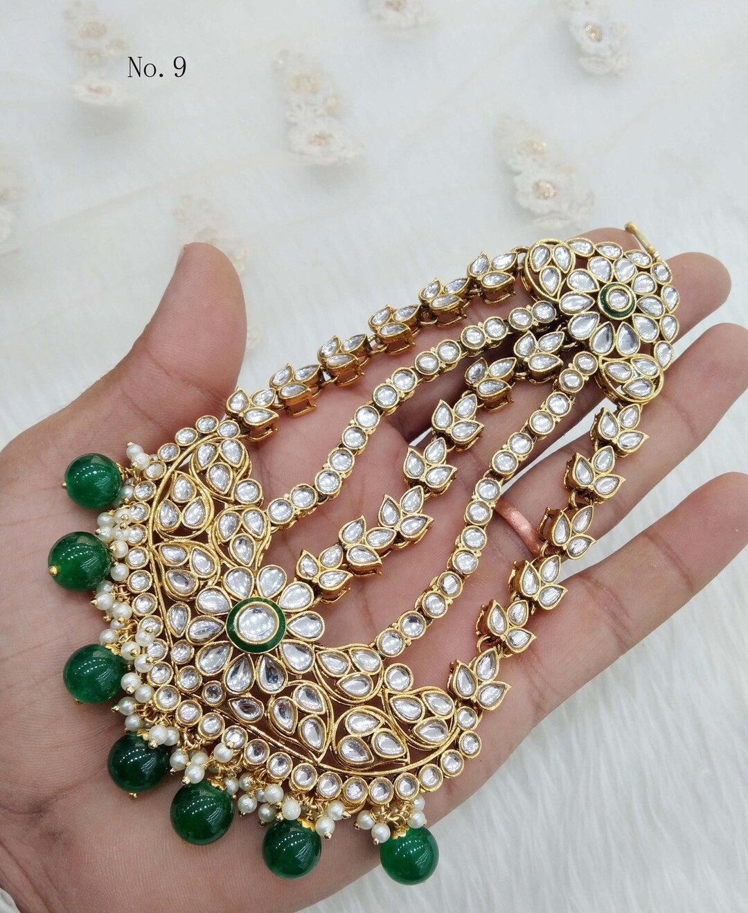 Passa Jhumar Jhoomer Headpiece Bridal Passa/hijab Headpiece/indian Hair ...