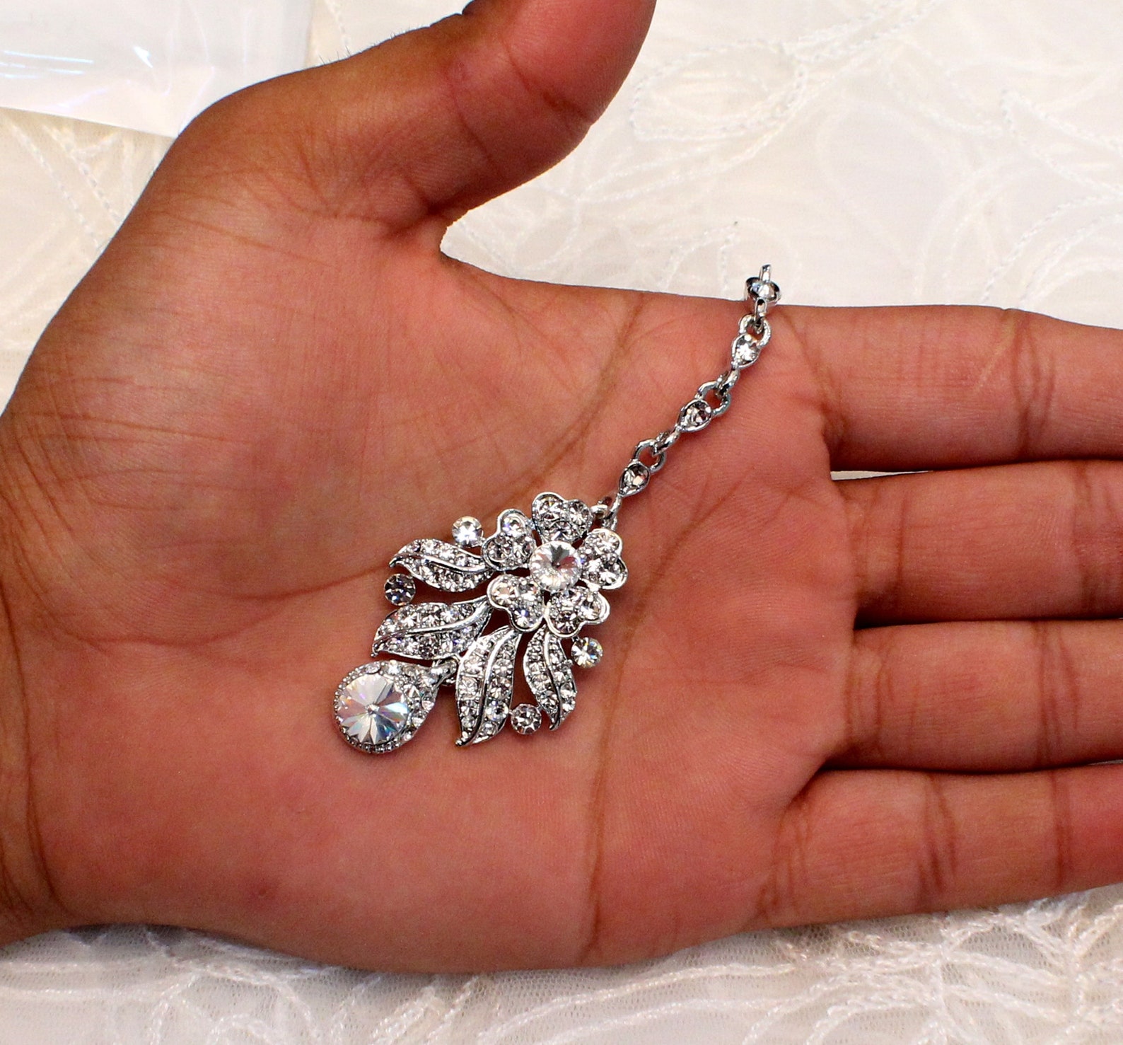 Silver Tika Tikka Jewelry Indian Headpiece Tikka | Etsy