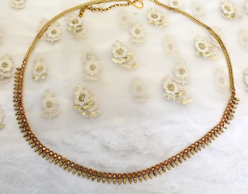 Waist Chain Gold Belt Sari Saree Belly Chain Jewelry Indian Etsy