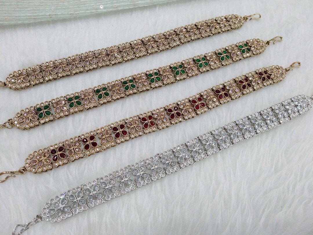 Indian Headpiece Antique Matha Patti Head Piece Sheesh Fool/bollywood ...