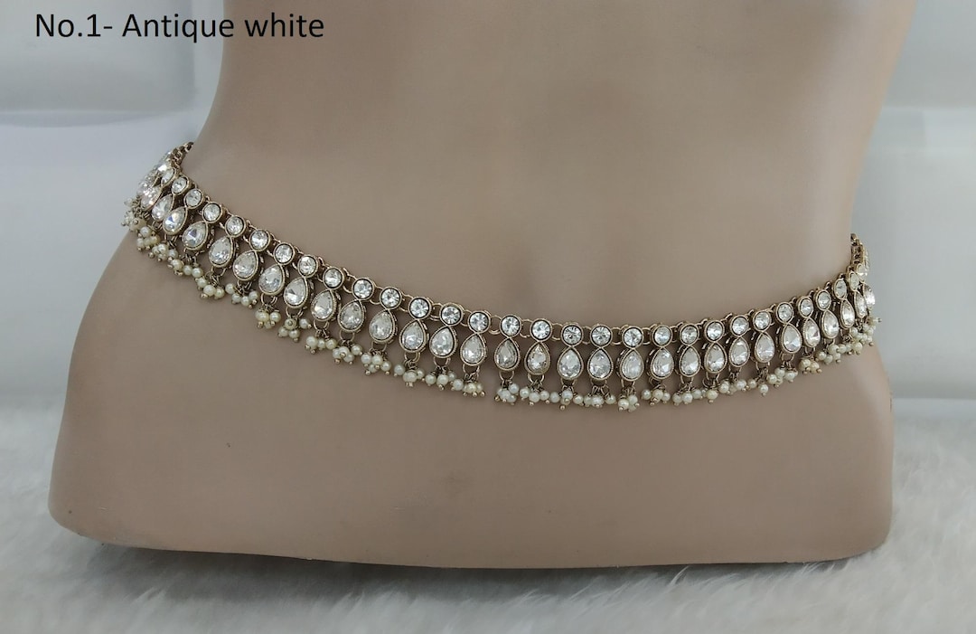Antique Gold Plated Belly Chain, Indian Kamarband Jewelry - Etsy