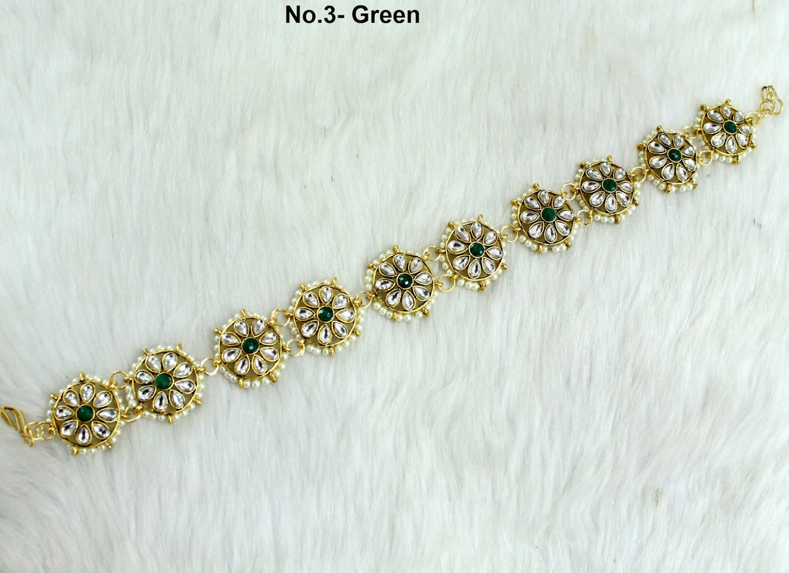 Indian Headpiece Matha Patti Head Piece Sheesh Fool/bollywood - Etsy