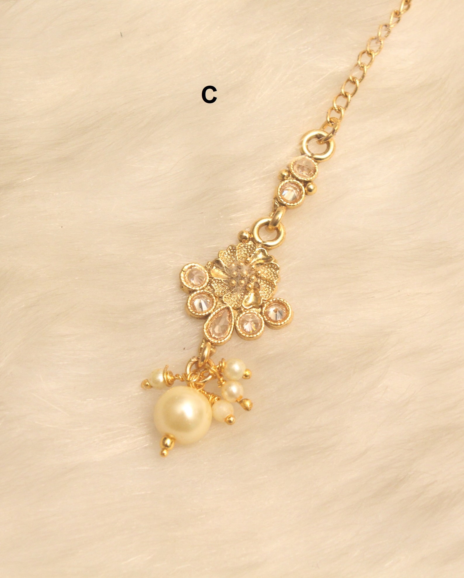 Tikka Tika Jewelry Jewellery/Gold Indian Round Hair Pin | Etsy