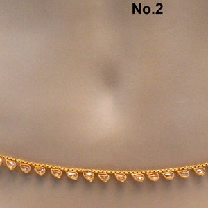 Waist Chain Gold Belt Sari Saree Belly Chain Jewelry Indian | Etsy