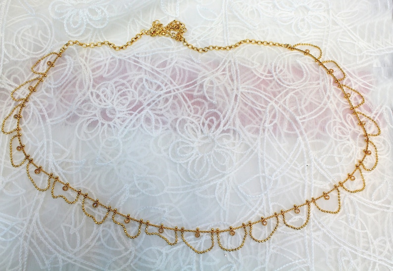 Sari Saree Chain Gold Polki Belly Waist Sari Saree Chain | Etsy