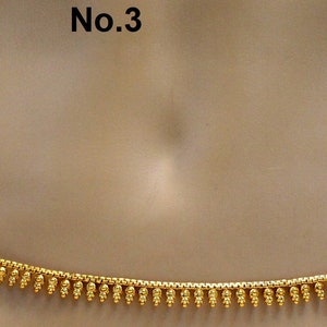 Waist Chain Gold Belt Sari Saree Belly Chain Jewelry Indian | Etsy