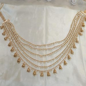 Sari Saree Chain Gold Polki Belly Waist Sari Saree Chain Jewelry Indian ...
