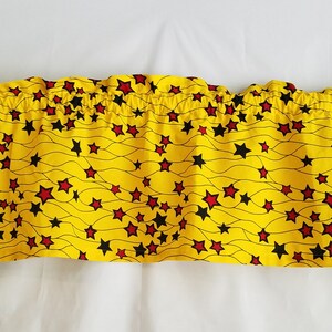 Yellow Kitchen Curtain Yellow Valance Bright and Sunny - Etsy