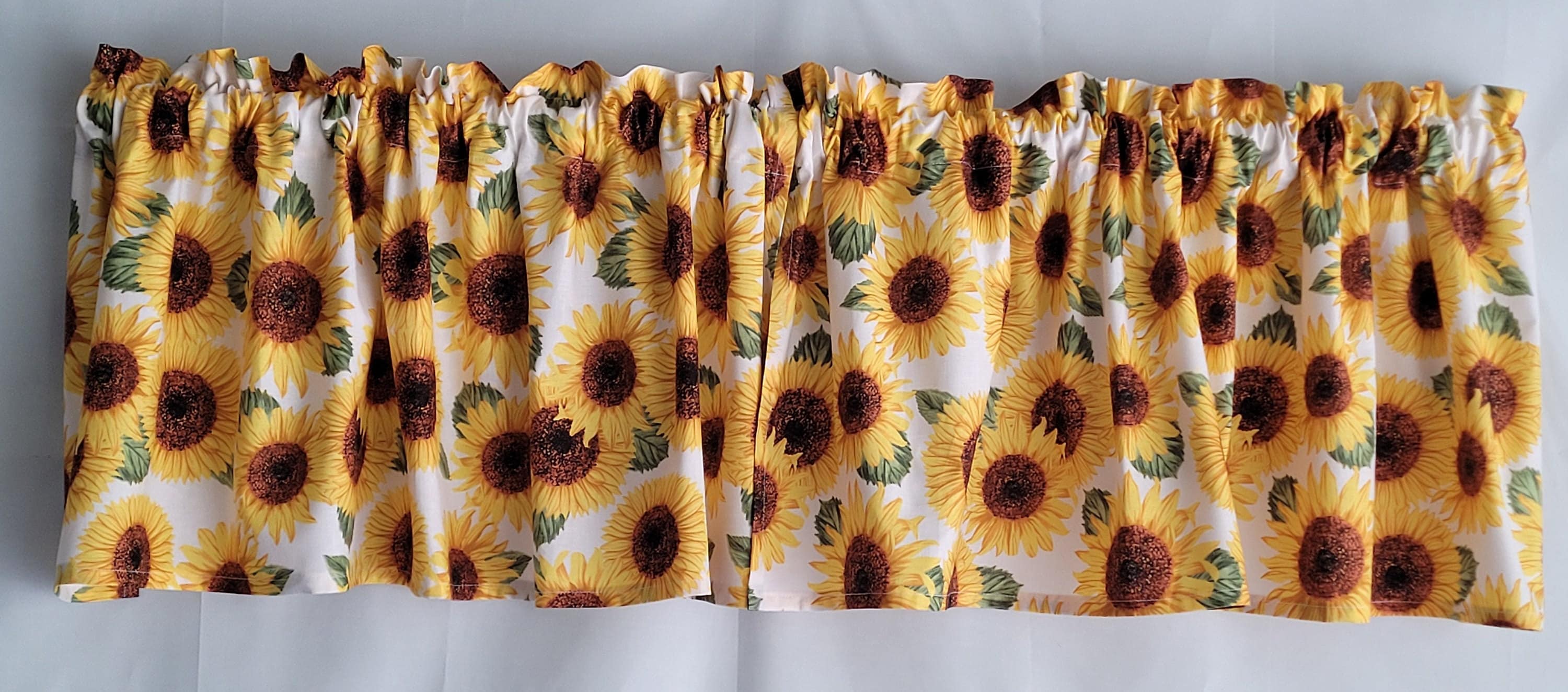 Sunflower kitchen curtains store