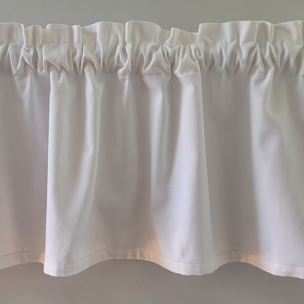 White Ruffle Curtain - Etsy