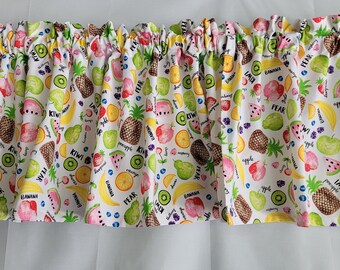 Kitchen Curtains Fruit - Etsy