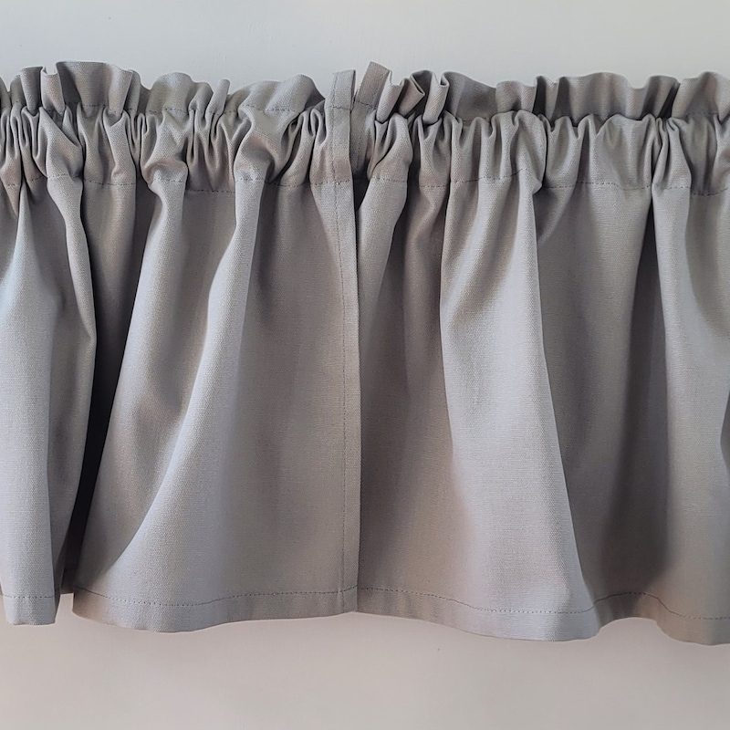 Grey Valance - Etsy