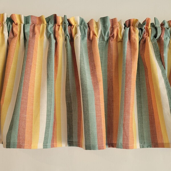 Striped Valance - Etsy