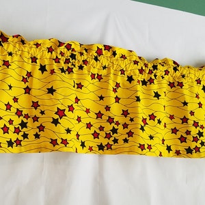 Yellow Kitchen Curtain Yellow Valance Bright and Sunny - Etsy