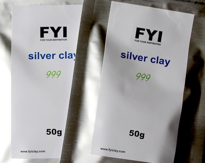 FYI 999 Silver Clay Metal Clay Fine Silver Clay 10g 20g 50g Pack FYI ...