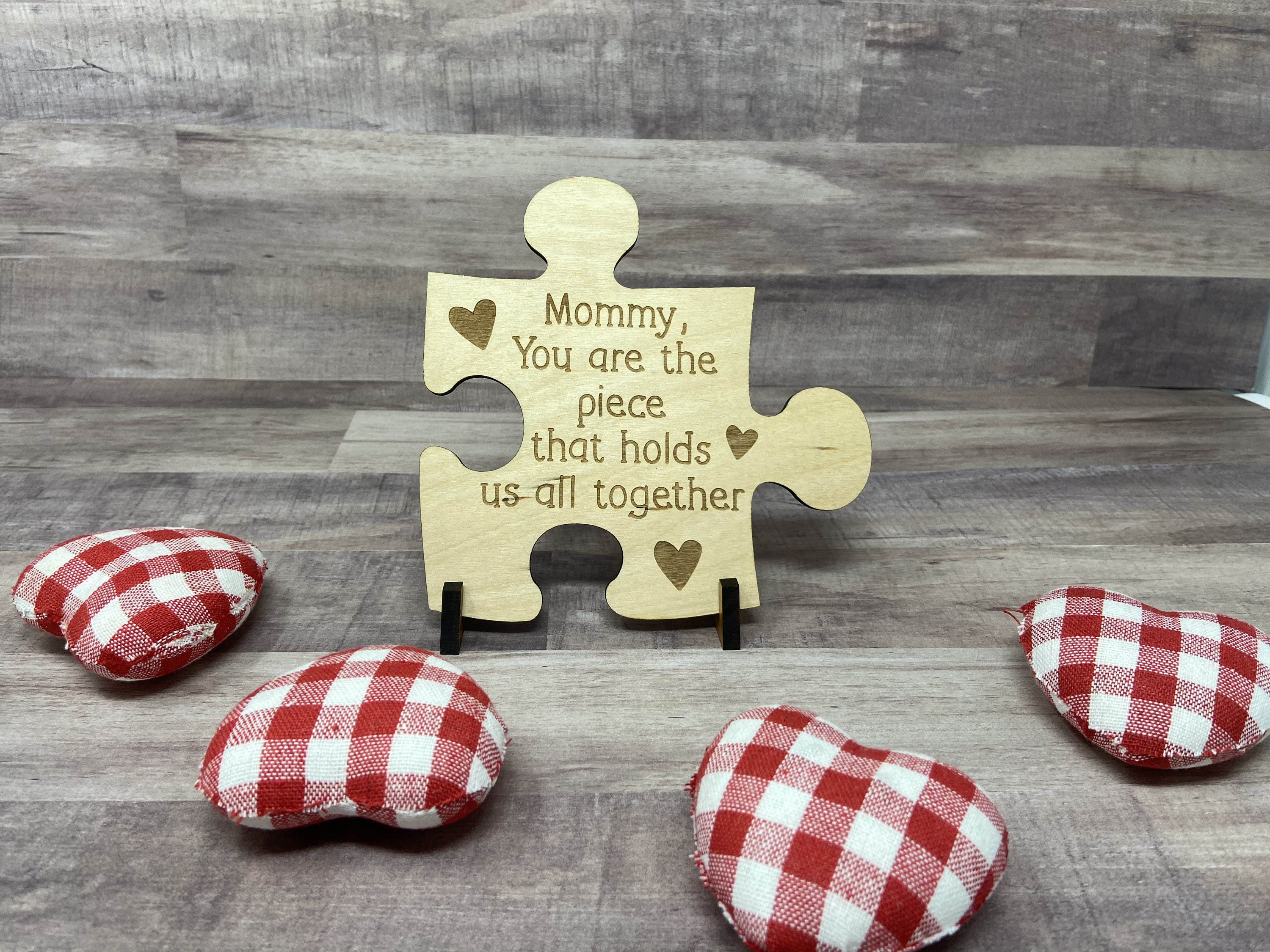 Mom Puzzle Piece Sign